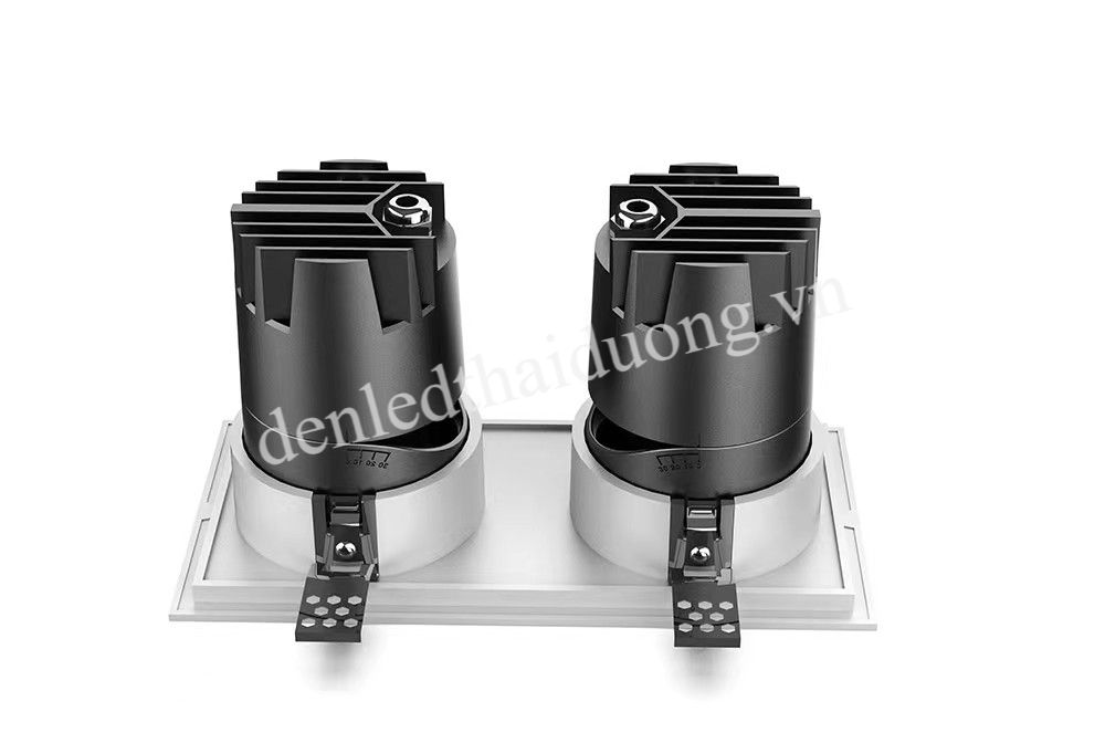 ĐÈN LED ÂM TRẦN ĐÔI 2*12W CHIẾU ĐIỂM GRACE PRO W8D